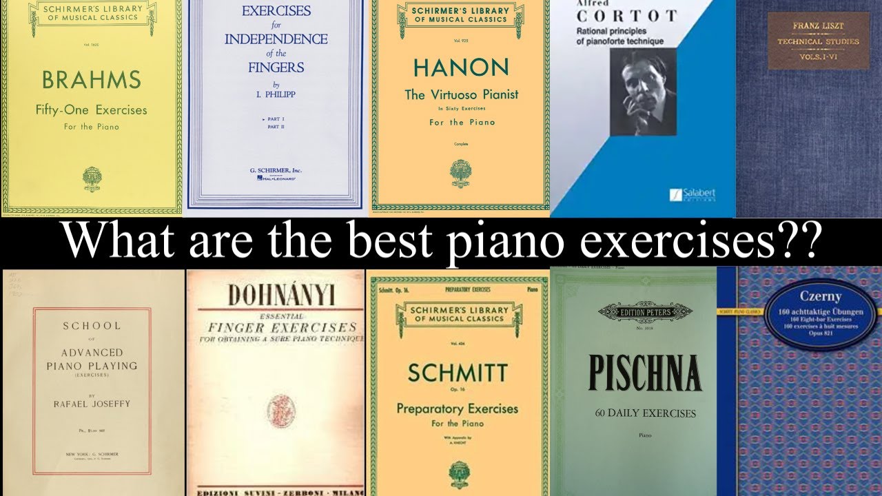 The best technical exercises for the piano - YouTube