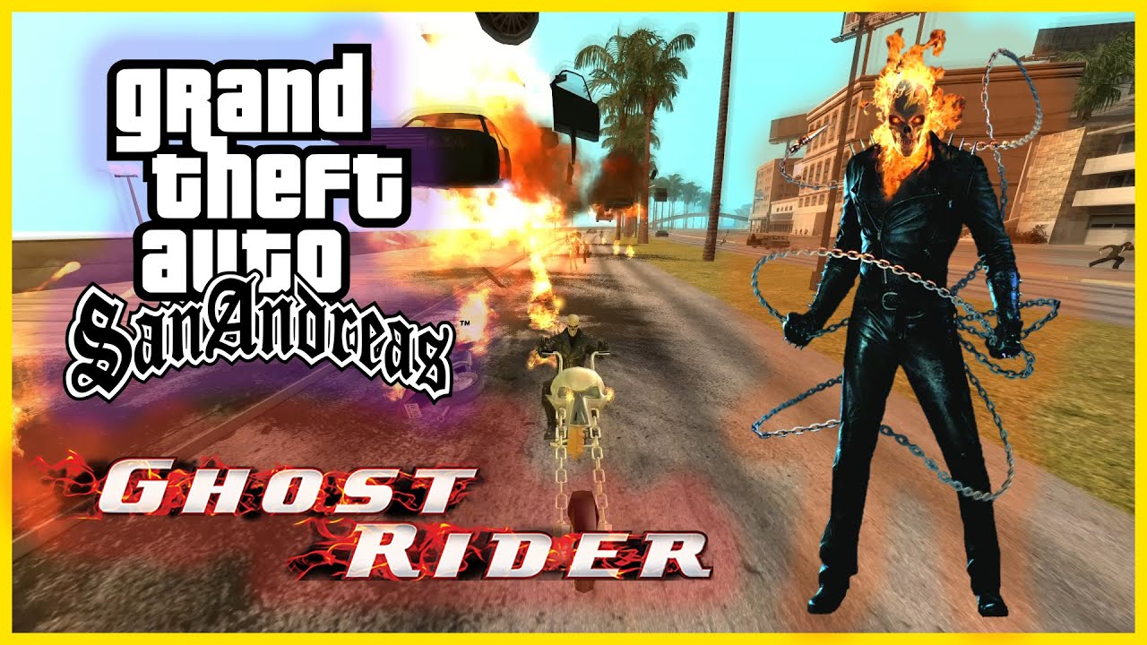 Grand Theft Auto: San Andreas - Ghost Rider [Mod Review] - YouTube