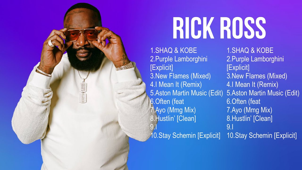 Rick Ross ~ Hits - Rick Ross ~ Music Of All Time- LOVE SONGS - YouTube