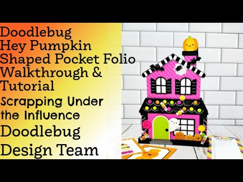 Doodlebug Hey Pumpkin Shaped Pocket Folio Walkthrough and Tutorial ...