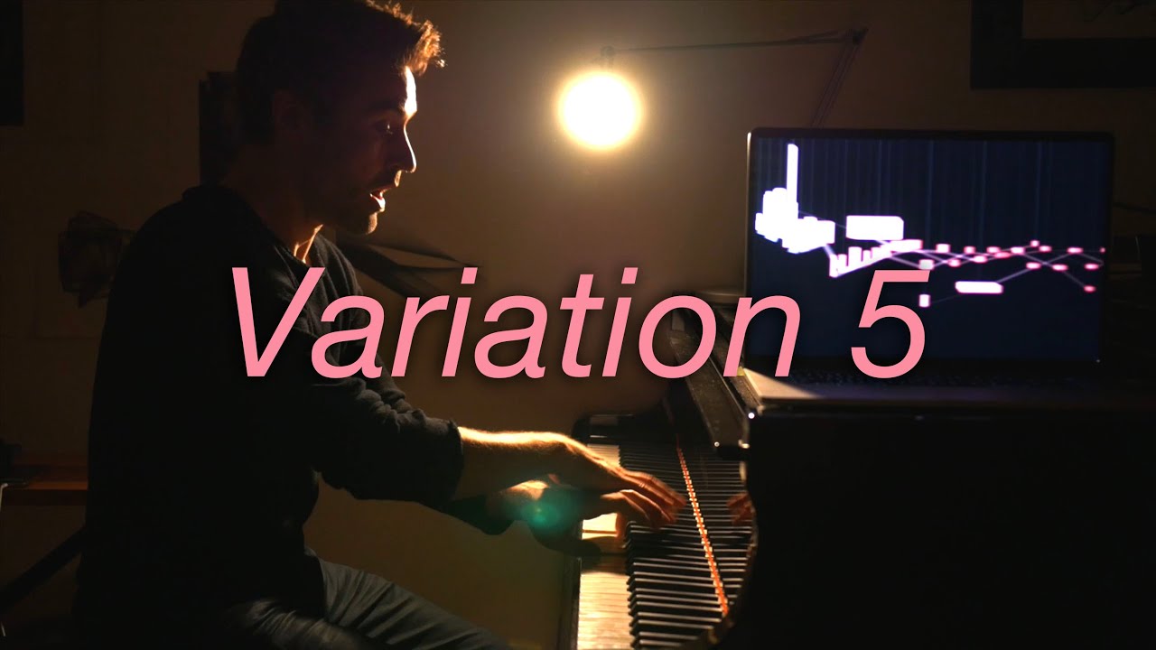Goldberg Variations Var 5 #BachUpsideDown #negativeharmony - YouTube
