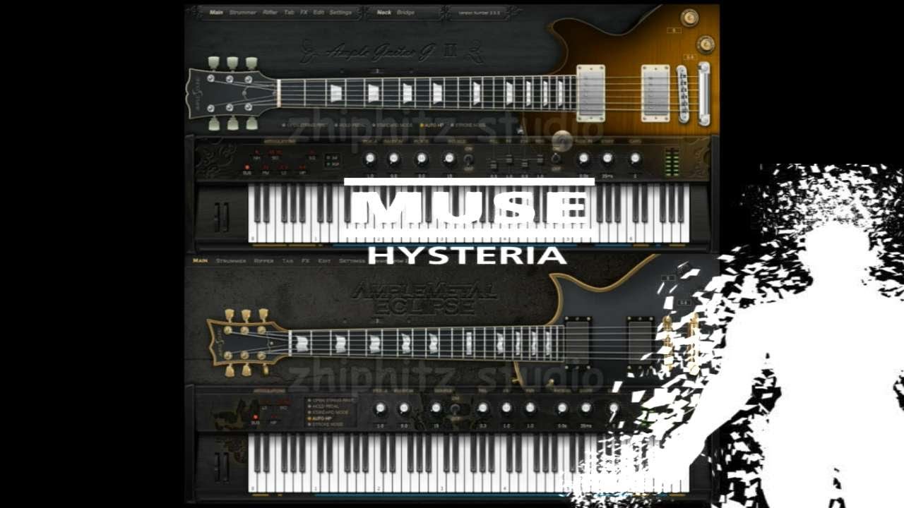 [Guitar Only] [Isolated Guitar] Hysteria - Muse (Vst Plugin AGG II dan ...