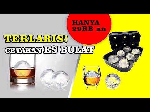 {TERLARIS ] CETAKAN ES Bulat Silikon Untuk Membuat Es Batu