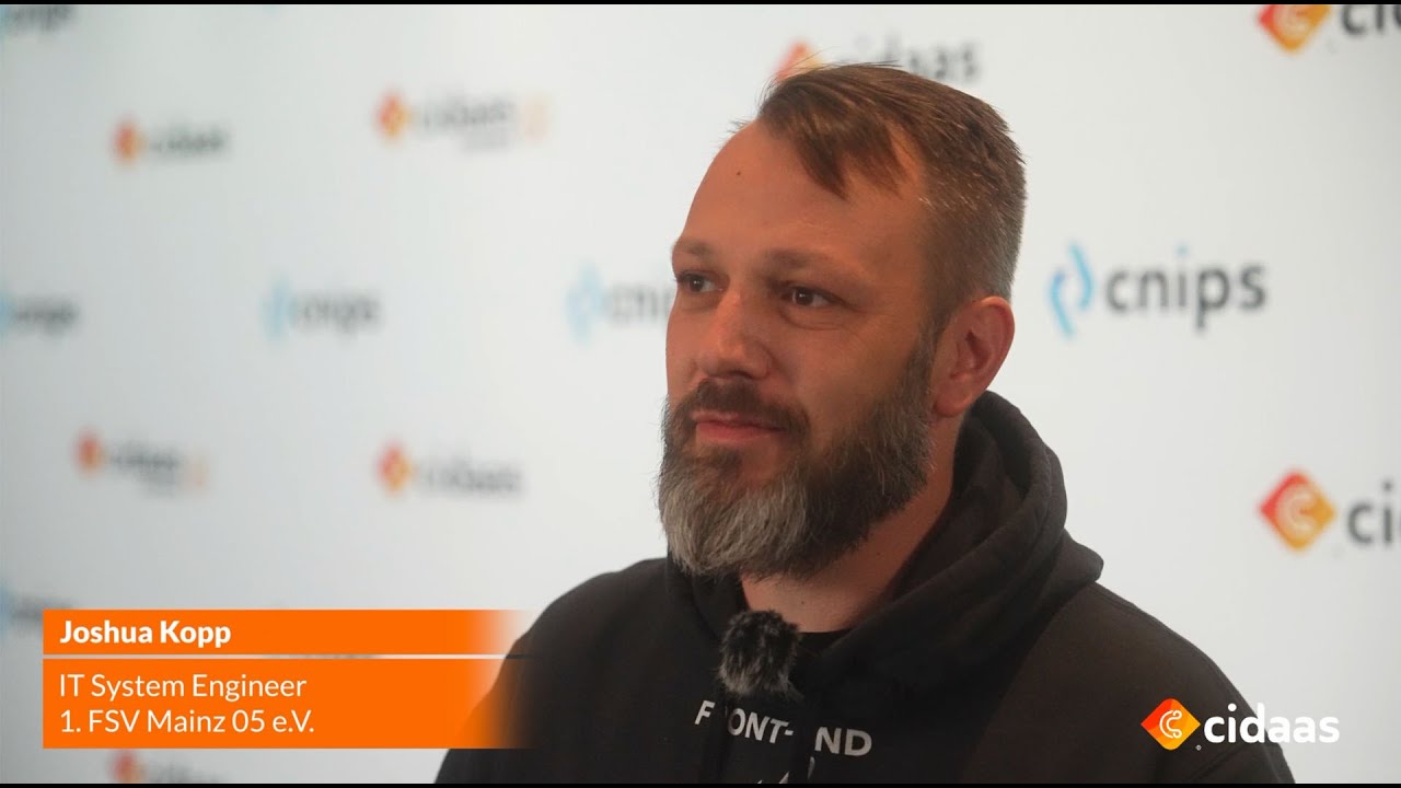 Joshua Kopp, 1. FSV Mainz 05: Cooperation and exchange are the strengths of cidaas (2) - YouTube