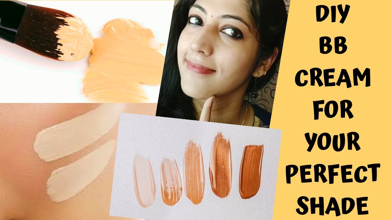 DIY BB cream | Make your own BB cream (application demo) - YouTube