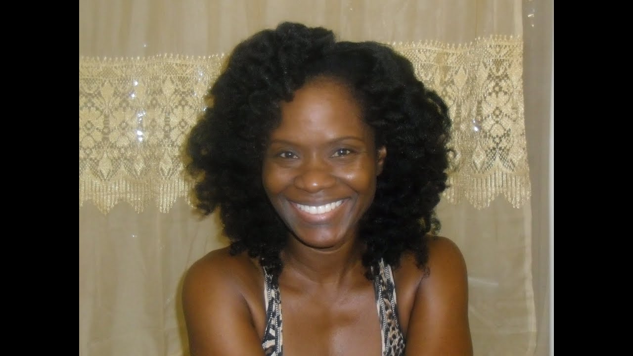 76 }|{ Coconut Oil Bantu Knot Out on Blow-Dried Hair }|{ - YouTube
