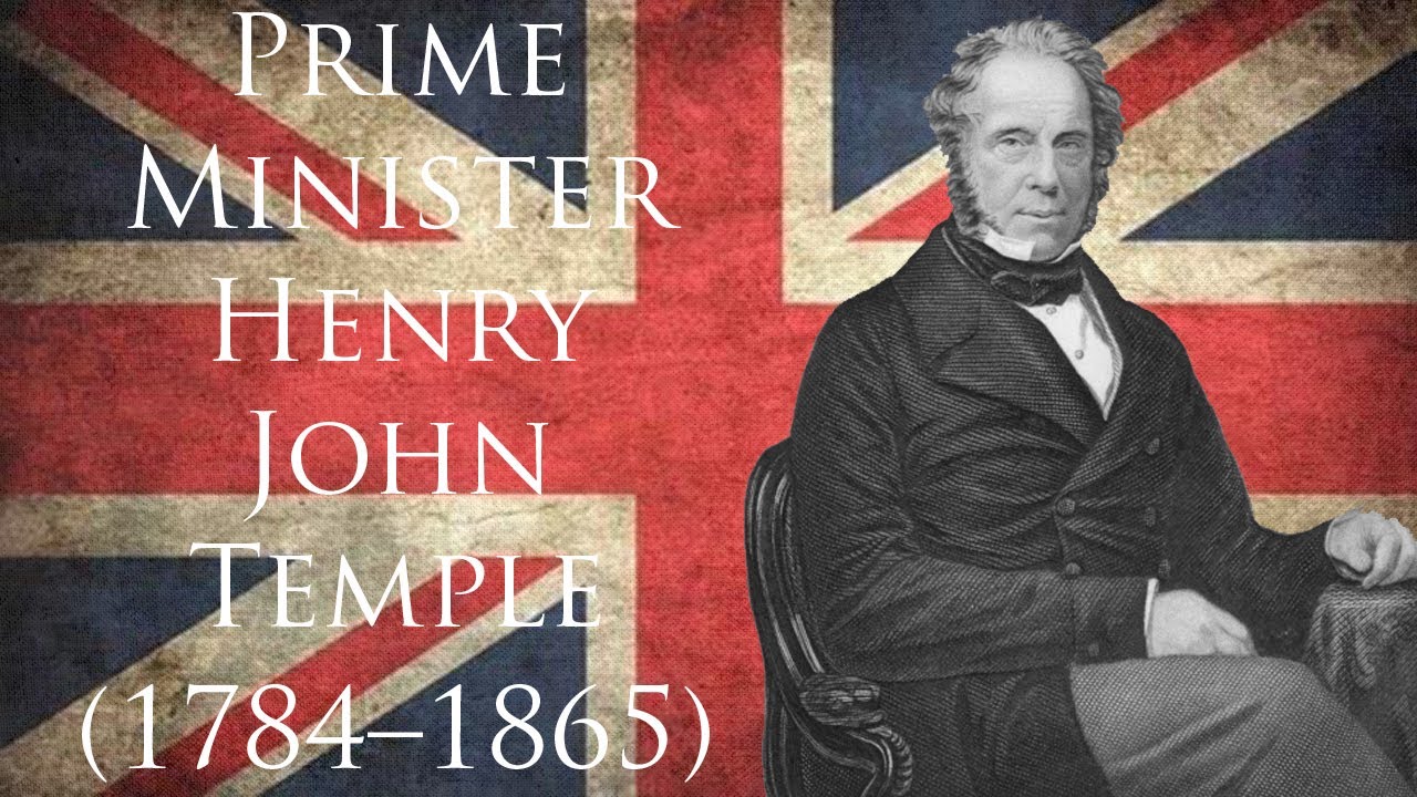 Prime Minister Henry John Temple, Viscount Palmerston of the United ...