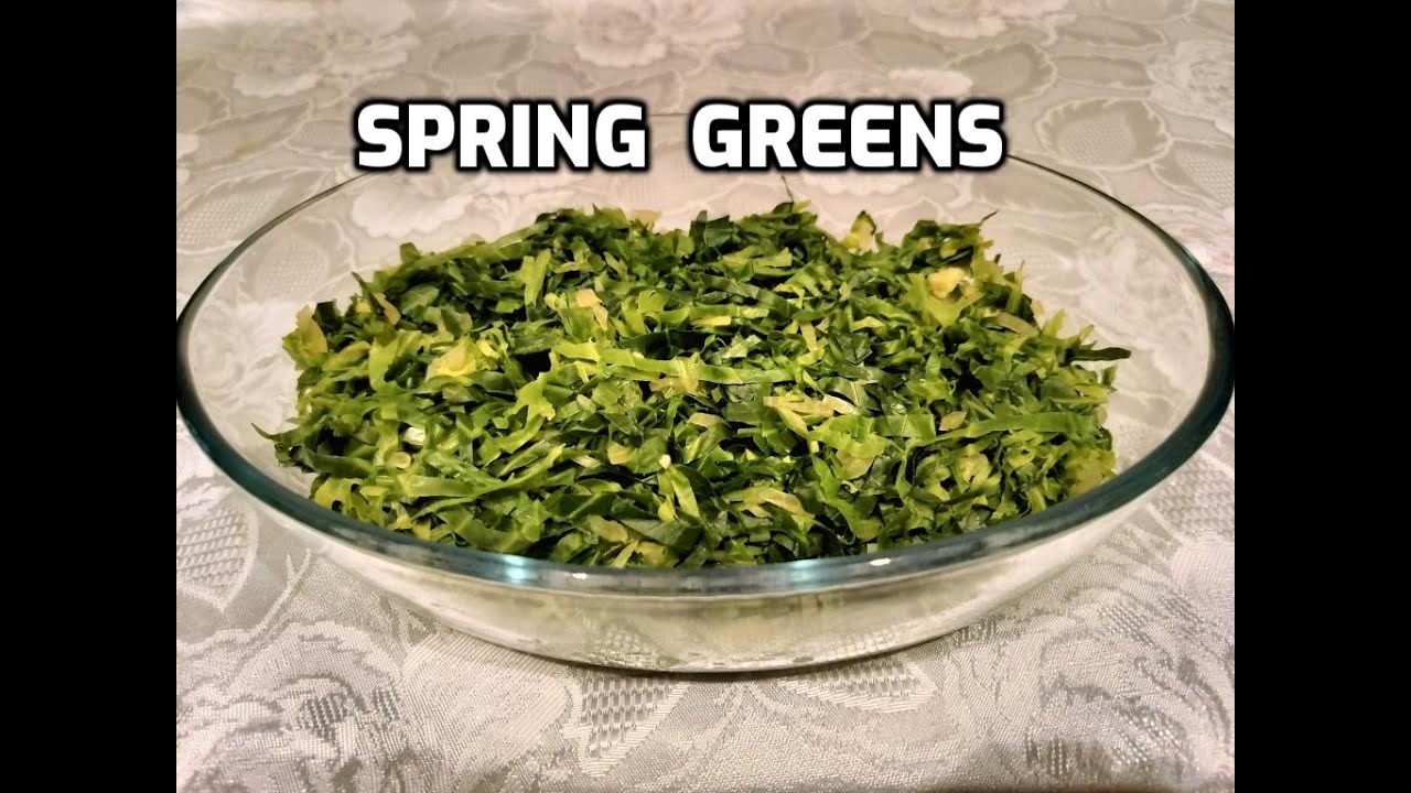 Spring Greens Recipe | How to Cook Vegetables/Greens |Fresh & Healthy ...