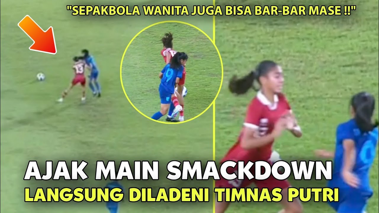 TIMNAS PUTRI JUGA BISA BAR-BAR BOS👊 Moment Emosi Claudia Scheunemann ...