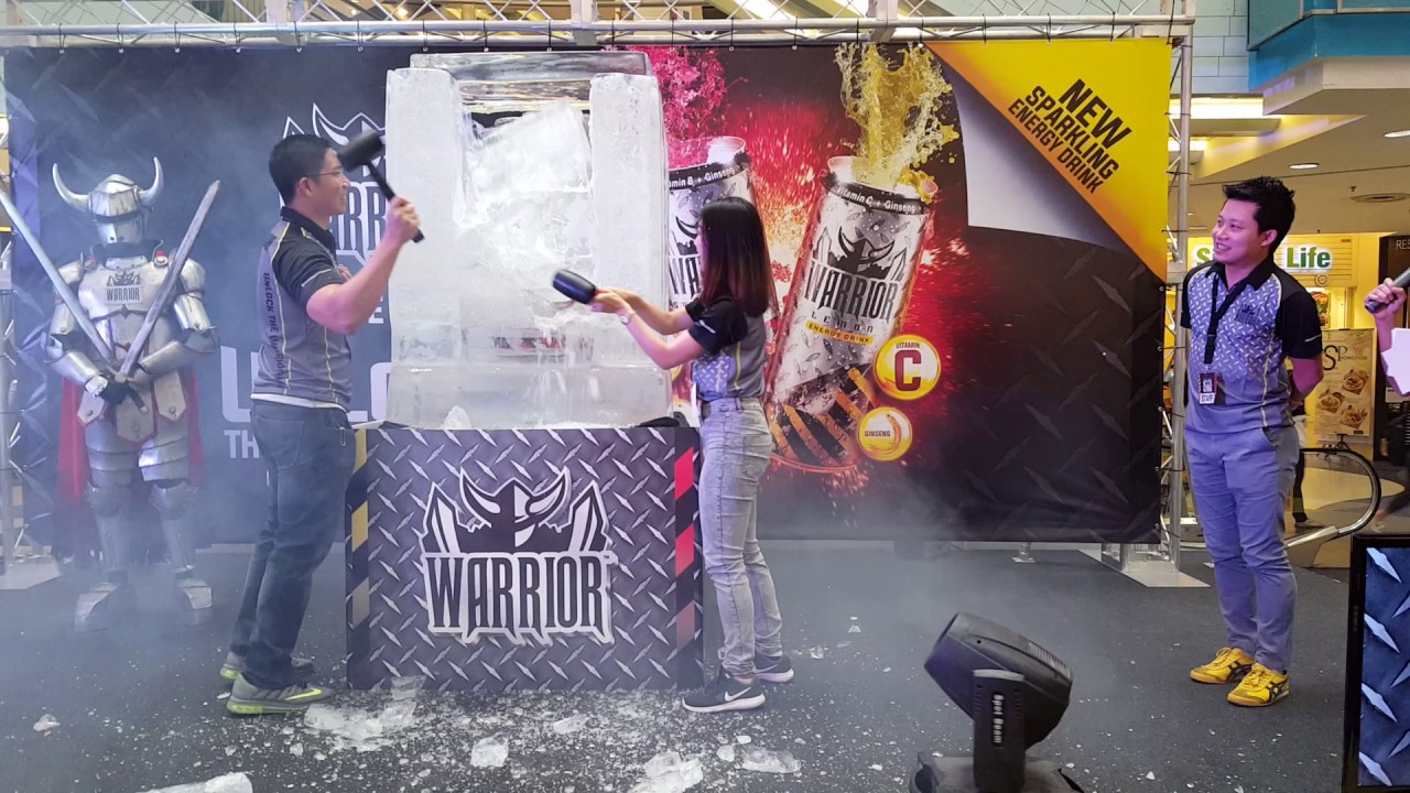 Warrior energy drink launch event in Malaysia - YouTube