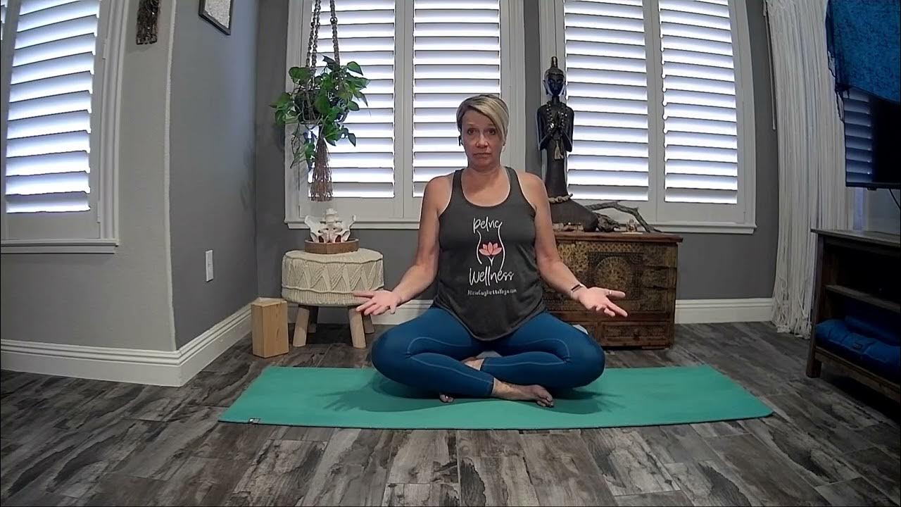 Yoga for the Pelvic Floor & Anxiety - Diaphragmatic Breathing Practice - YouTube