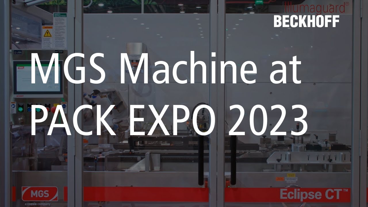 MGS Machine, a Coesia Company, at PACK EXPO Las Vegas 2023 - YouTube