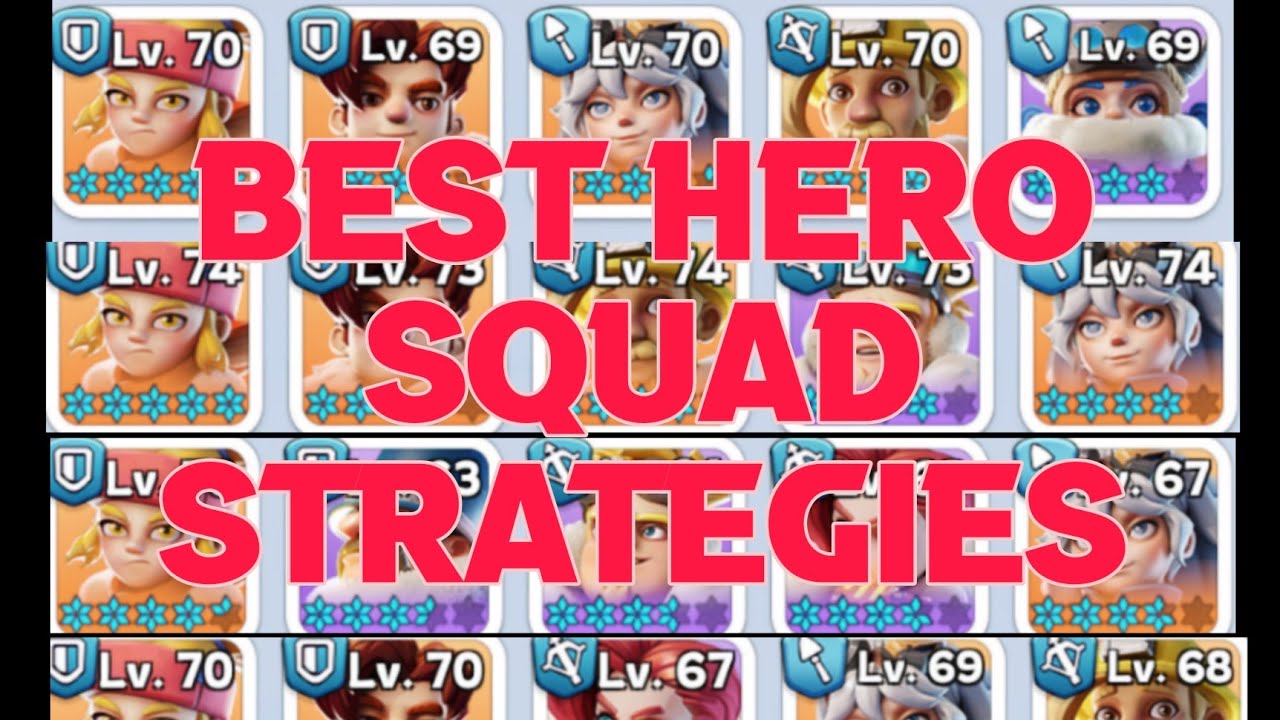 WOS - Best Hero Squad: Top 1st rank hero combo for winning all battle ...