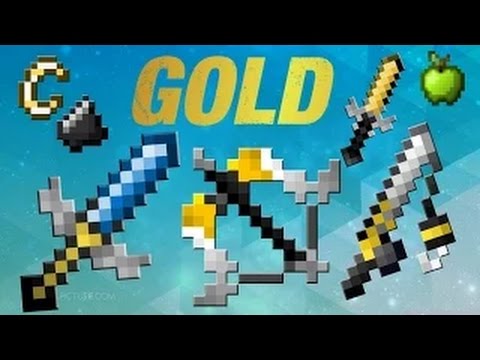 Minecraft Pvp Gold Texture Pack (Fps Booster) - YouTube