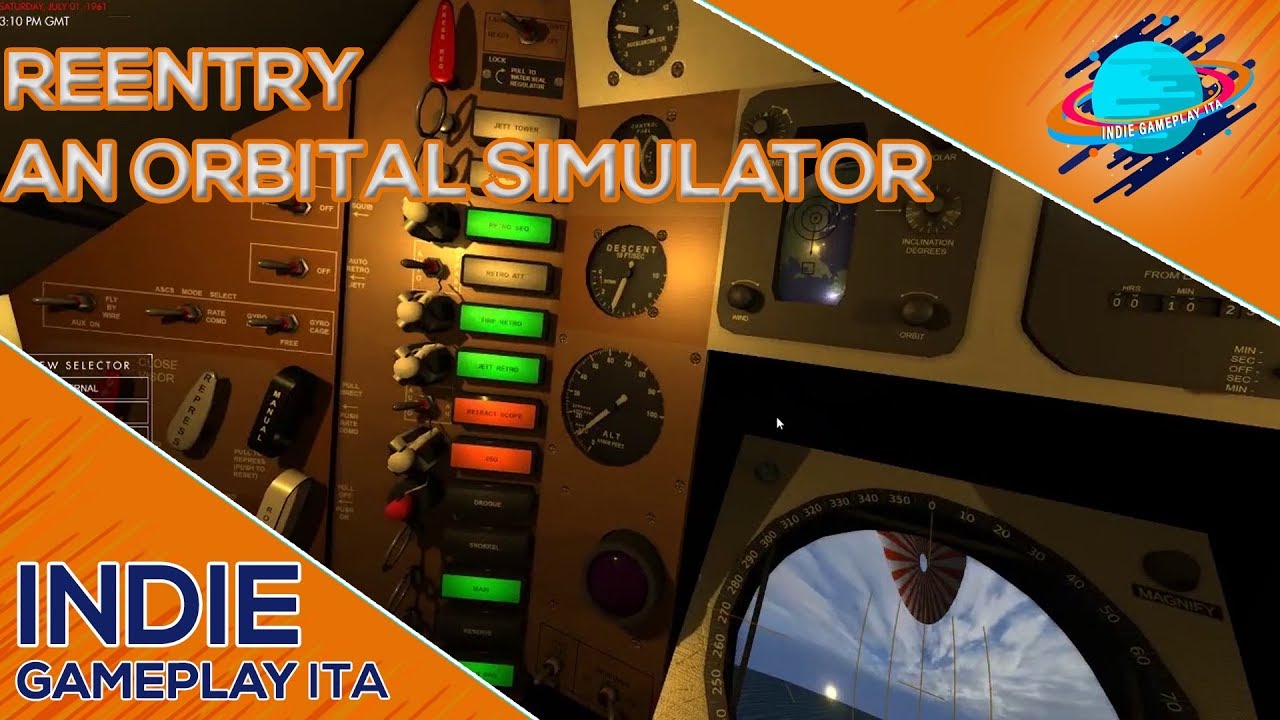 Reentry - an Orbital Simulator NEI PANNI DI UN ASTRONAUTA! [Gameplay ita] - YouTube