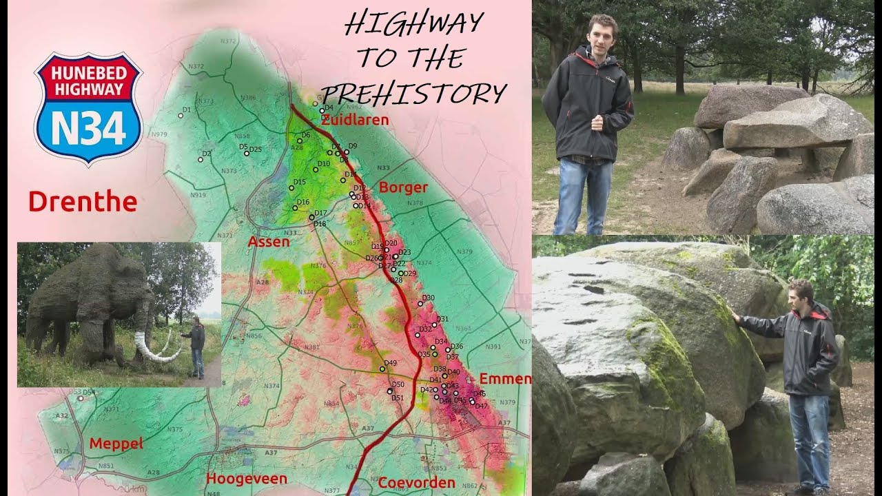 "The Hunebed Highway" - Nederlands prehistorisch paradijs - YouTube