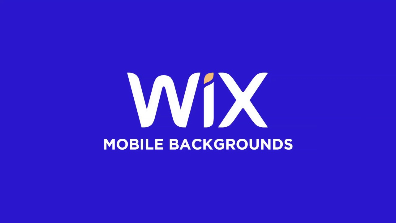 Customizing the Background on Wix Mobile Site - YouTube