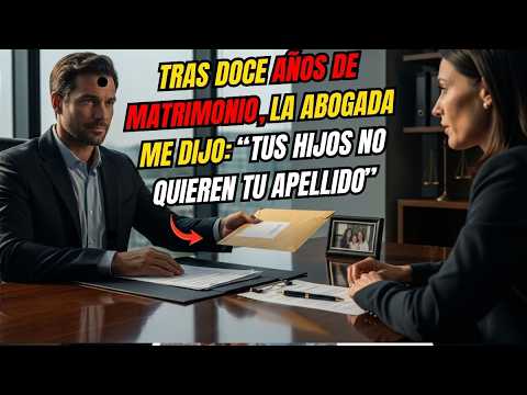 12 años de MATRIMONIO, ABOGADA me dijo: “Tus HIJOS no quieren tu APELLIDO”...