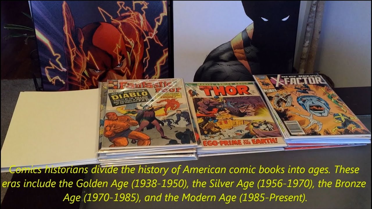 History of Comic Book Ages - YouTube