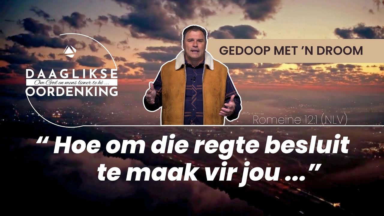 Daaglikse Oordenking - 30 Junie 2025 - YouTube