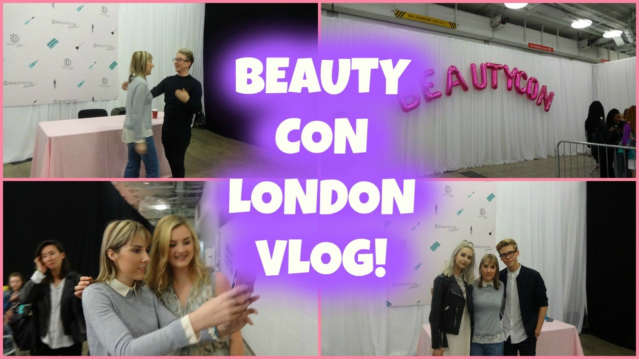 Beauty Con London Vlog and meeting Tyler Oakley | Holly Vlogs - YouTube