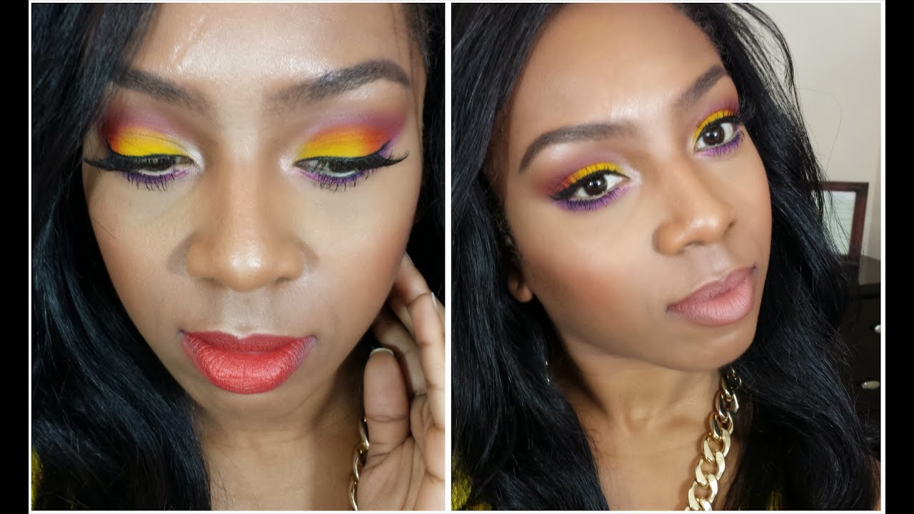 Fun & Bright Makeup Tutorial! - YouTube