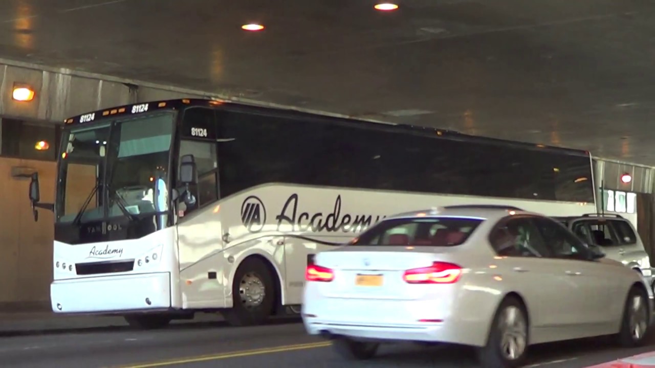 Academy Express CX45 #81124 at Amsterdam Avenue and 116th Street - YouTube