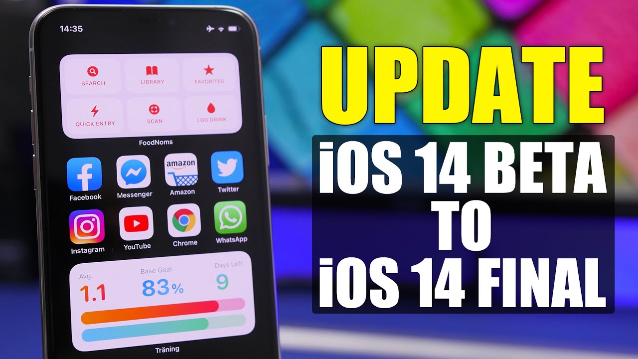 How To UPDATE From iOS 14 Beta To Final iOS 14 ( NO Computer ) - YouTube