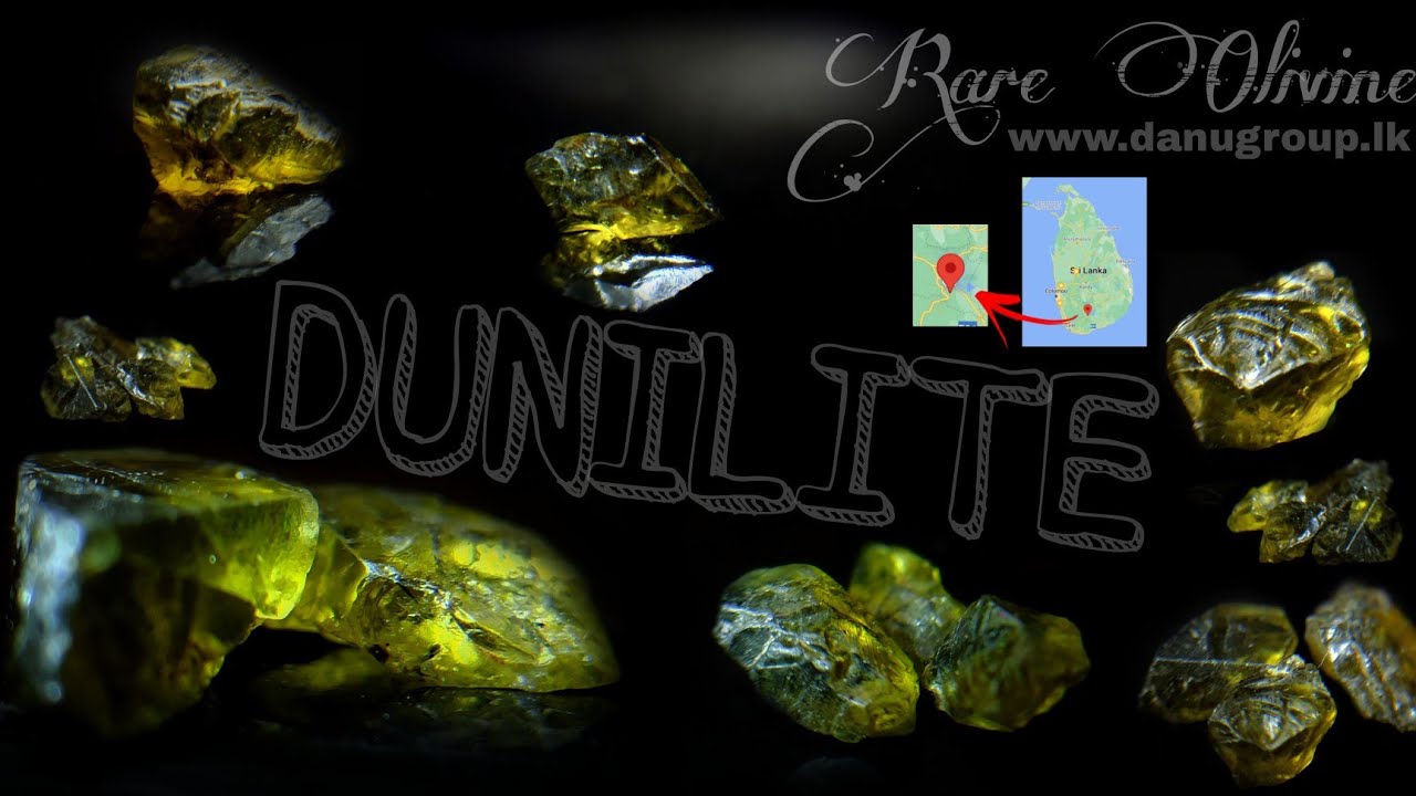 Dunilite - Danu Group Rare Gemstones Collection - YouTube