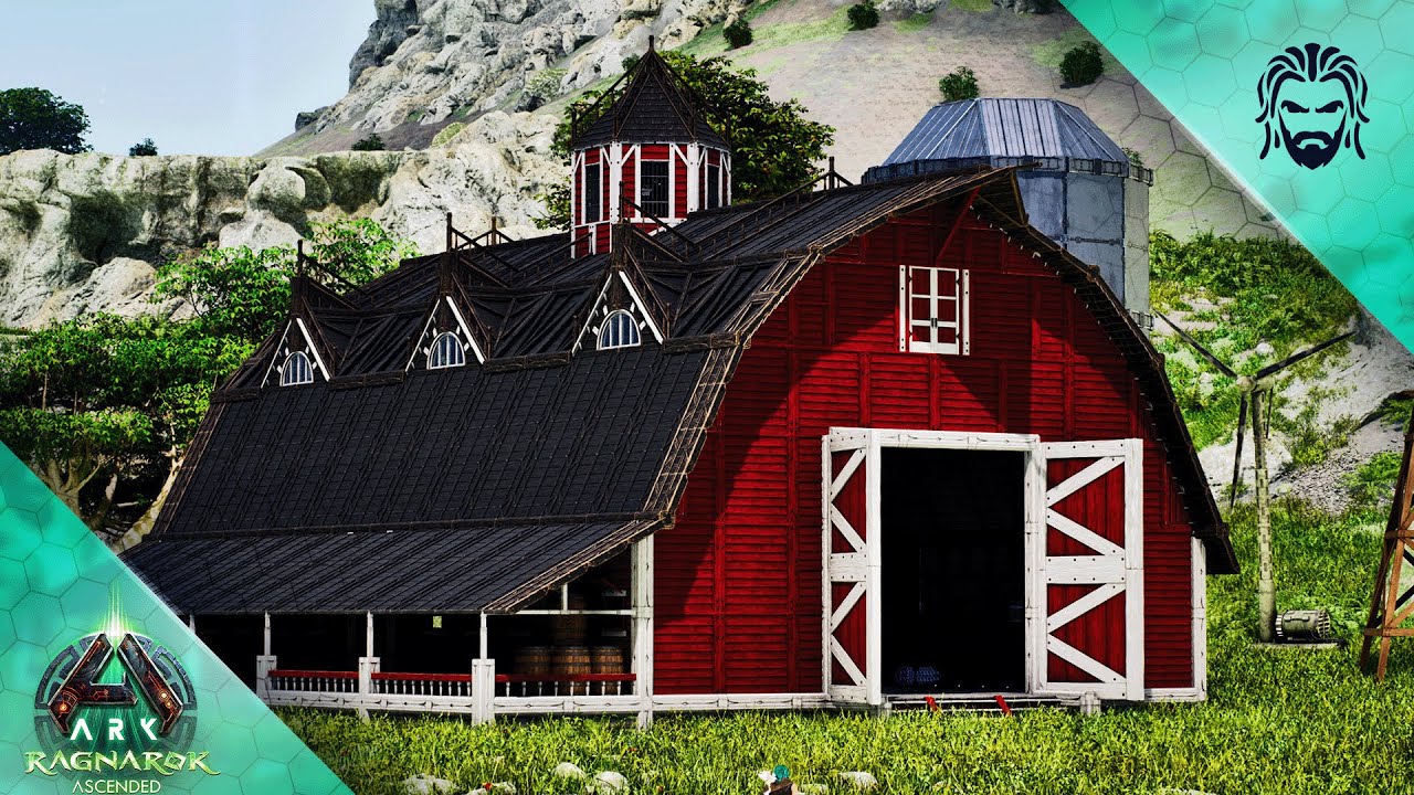 Finally Building My Gigantic Breeding Barn | ARK: Ragnarok [E20] - YouTube