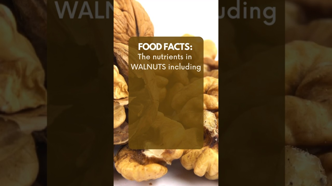 Walnuts & BRAIN health! #shorts #brainhealth #walnuts #health - YouTube