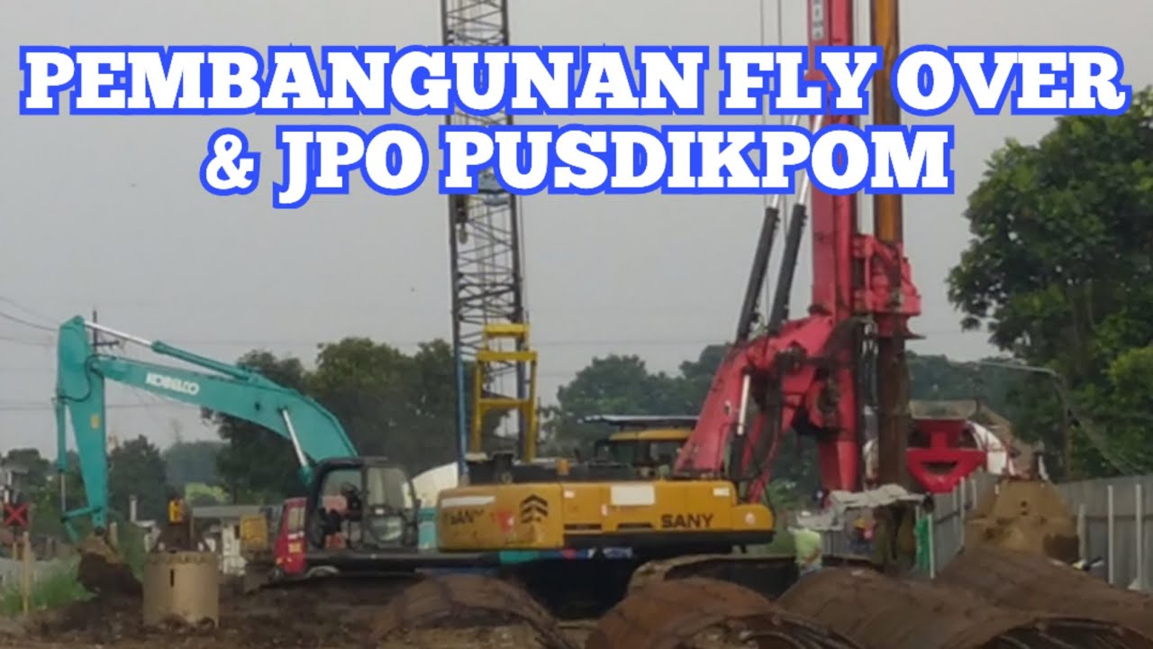 Mulai Dikebut! Proses Pembangunan Fly Over Dan JPO Di Kawasan Pusdikpom ...
