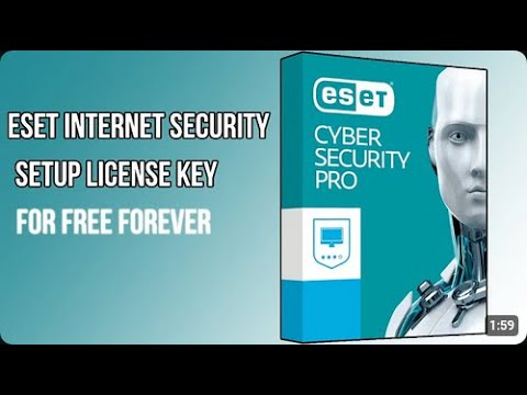 ESET Internet Security License Key Set Up FREE - 2024 - YouTube