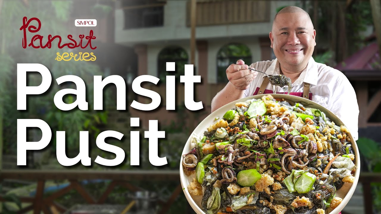 Pansit Pusit Recipe for celebrations! | Chef Tatung - YouTube