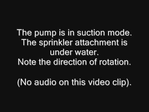 Feynman Water Sprinkler Experiment - Under Water! - YouTube