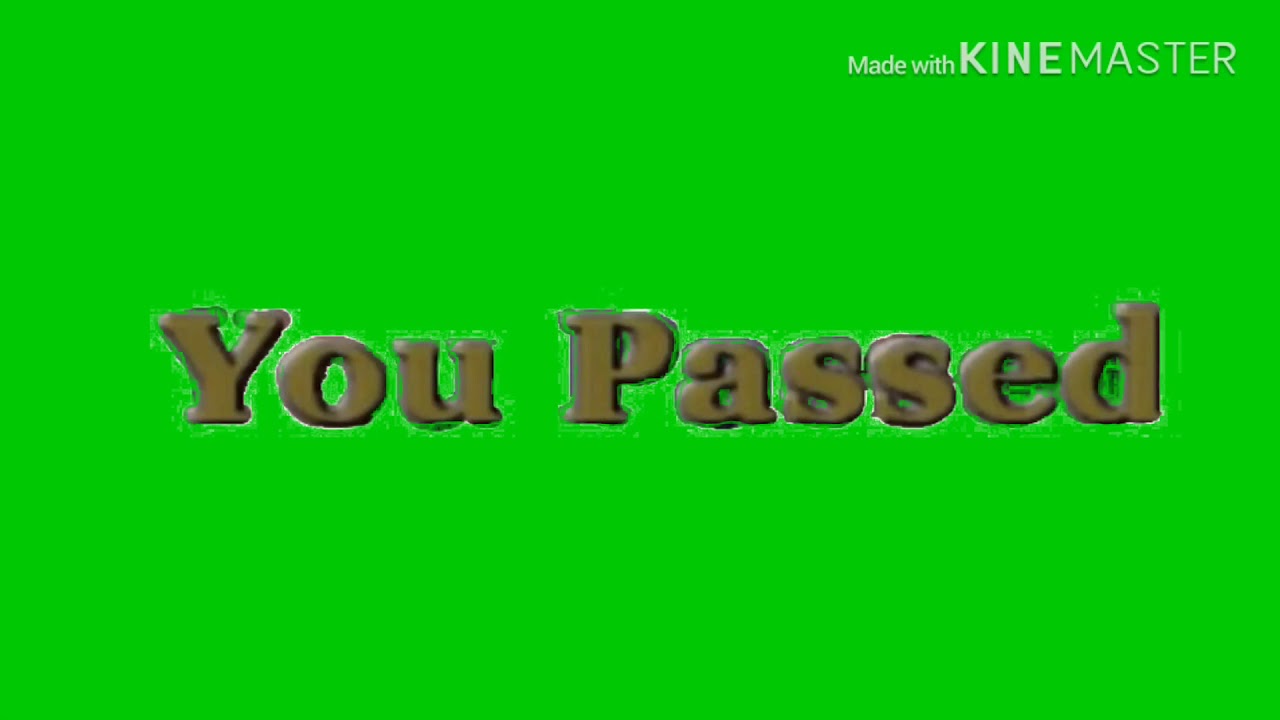 Bully-You Passed Green Screen - YouTube