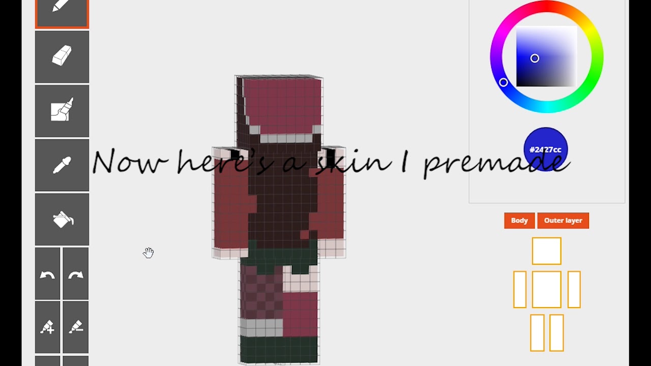 Skin Tutorial - How To Shade Your Minecraft Skin - YouTube