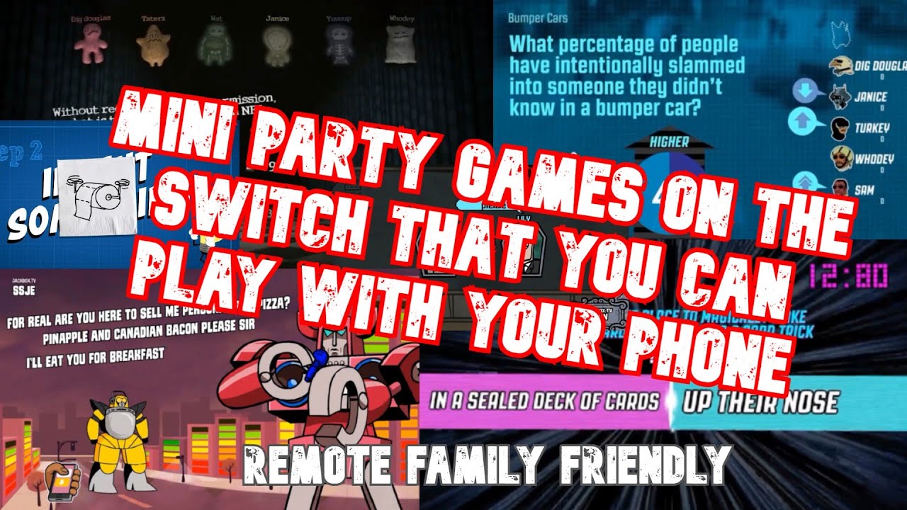 Mini Party games on the Nintendo Switch that you can play with your ...