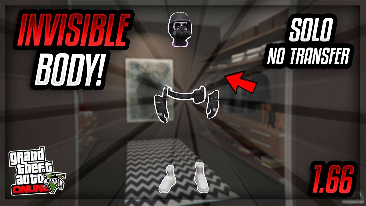 *SOLO* EASY FULLY INVISIBLE BODY GLITCH IN GTA 5 ONLINE 1.66! GTA 5 ...