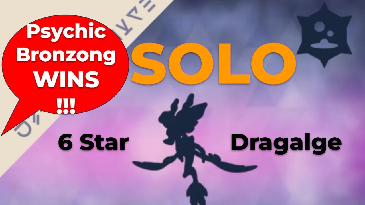 How to SOLO 6 star Dragalge Poison Tera Type - Bronzong - Pokemon ...
