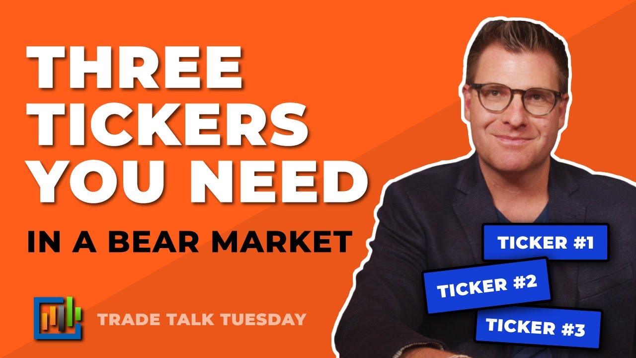 Top Three Ticker Symbols For a Down Market - YouTube