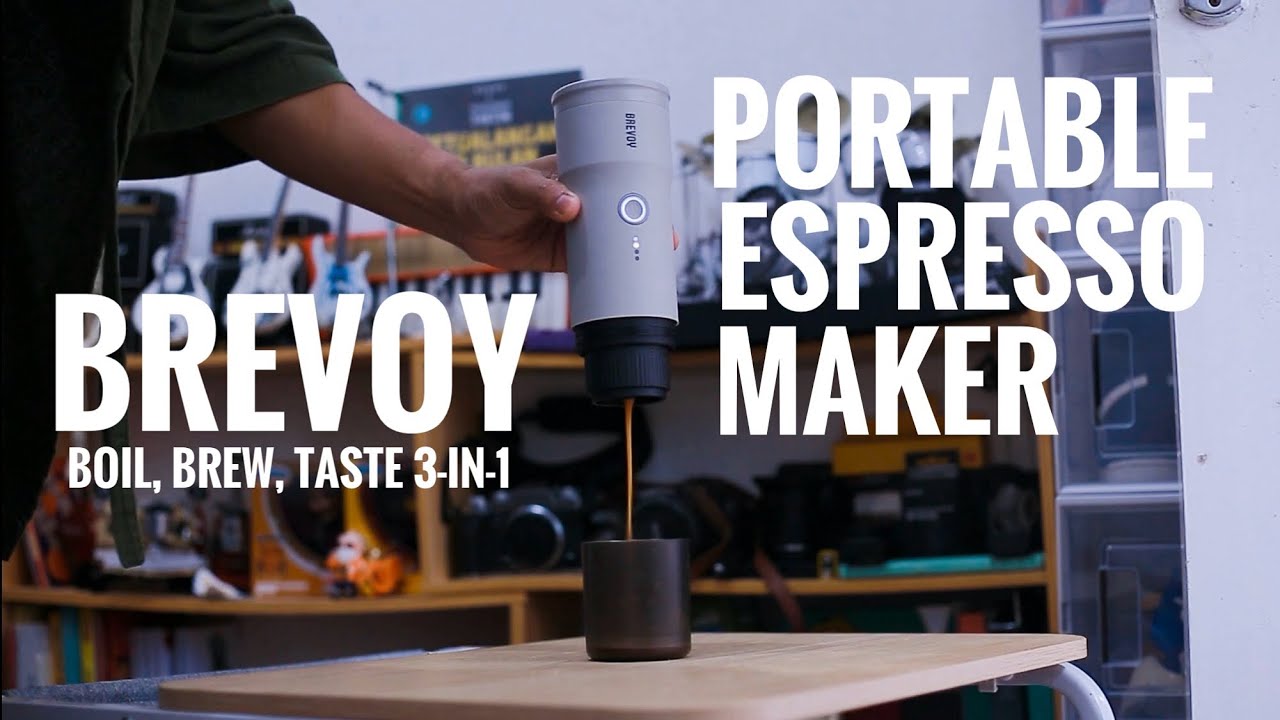 Brevoy Portable Espresso Maker - YouTube