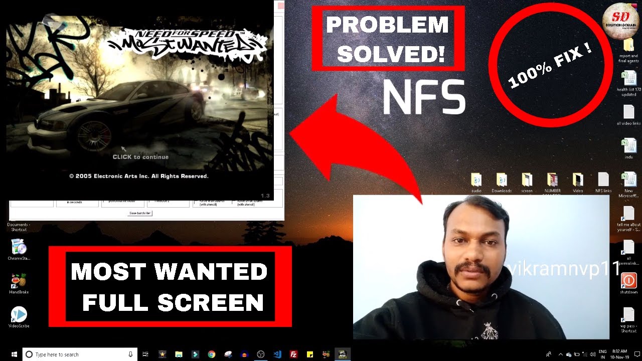 nfs most wanted full screen fix in windows 10 64bit 2020 | nfsmw full ...