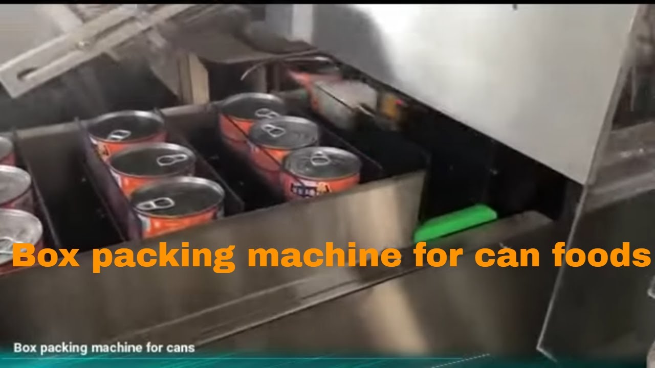 Can food packaging machine, Can packing machine - YouTube