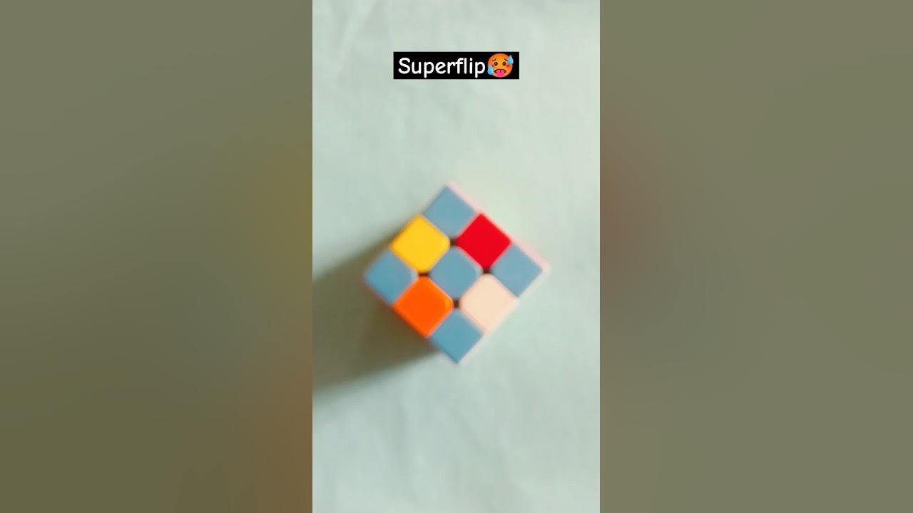 How to make SUPERFLIP pattren on 3X3 Rubiks cube #shorts - YouTube