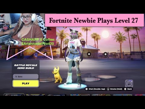 Latina Newbie Plays Fortnite as Furry Wolfie Outfit Lvl 27 - YouTube