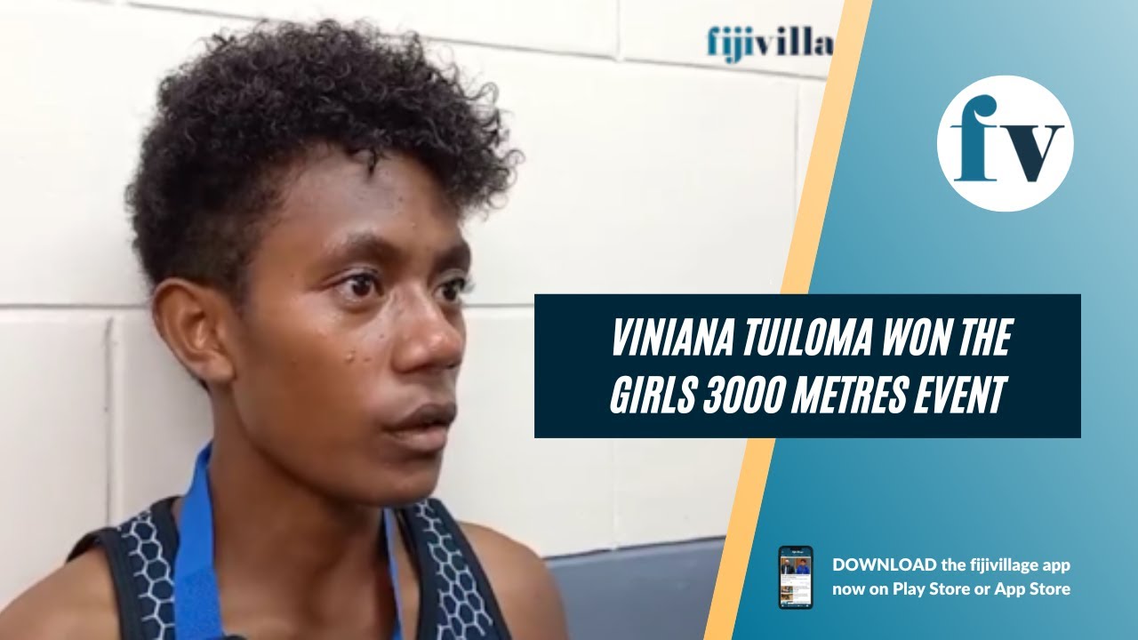 Tuiloma of Vunisea Secondary wins gold in the Girls 3,000 metres - YouTube