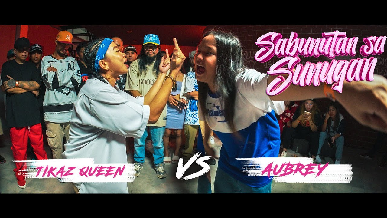 Sunugan - Aubrey vs Tikaz queen (1st round Sabunutan Femcee Tournament ...