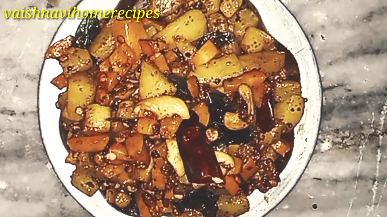 How to cook carrot, allu fry recipe in telugu by vaishanvi home recipes ...