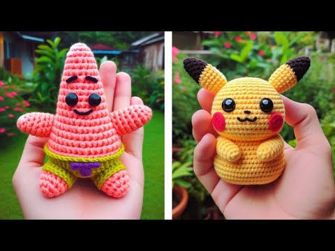 Famous Cartoon Characters Made of Crochet | Crochet Ideas 50 #crochet # ...